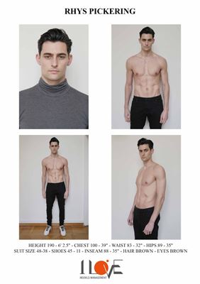 Rhys Pickering for I LOVE MODEL MANAGEMENT